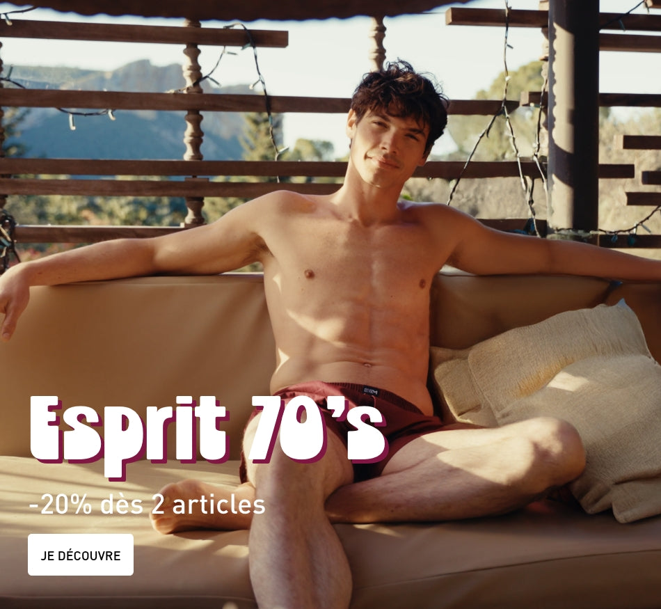 OFFRE HOMME : -20% dès 2 sous-vêtements achetés* | DIM